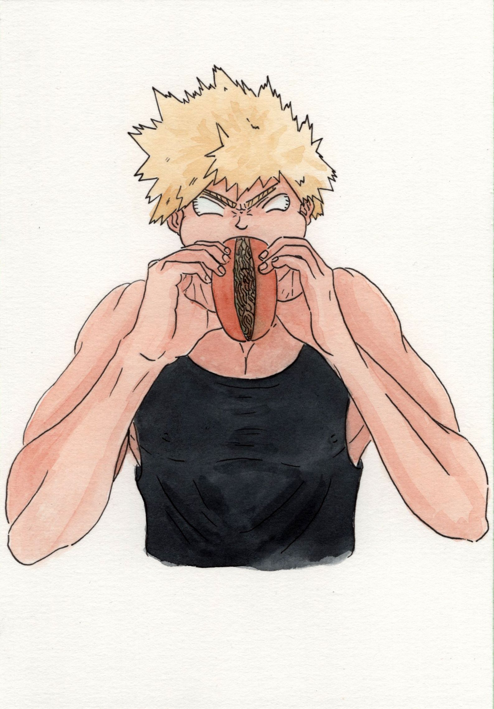 BNHA Period week, Day 7: Free day - Bakugou's PMS - RainySoulArt ...